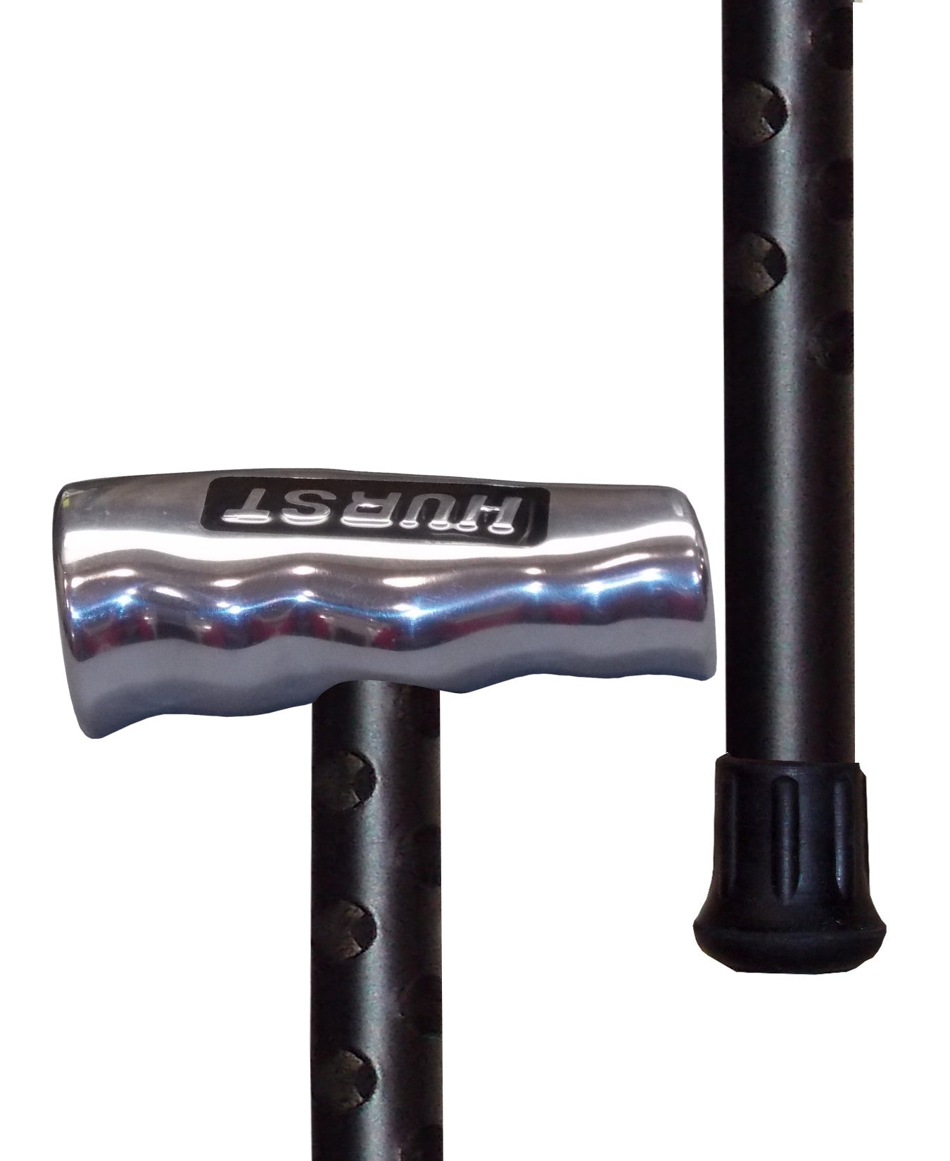 Custom Satin Black 'Ventilator' Aluminum Super Duty Self Defense Cane ...